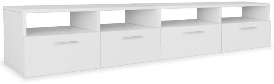 Comode TV 2 buc PAL 95 x 35 x 36 cm alb 275110 - domo.ro