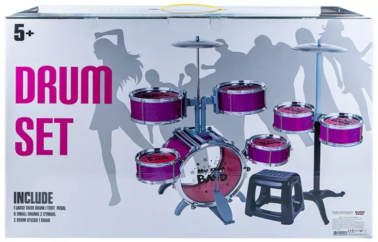 Set tobe pentru copii cu scaunel My First Band RBT_4008E-4_37445 - domo.ro