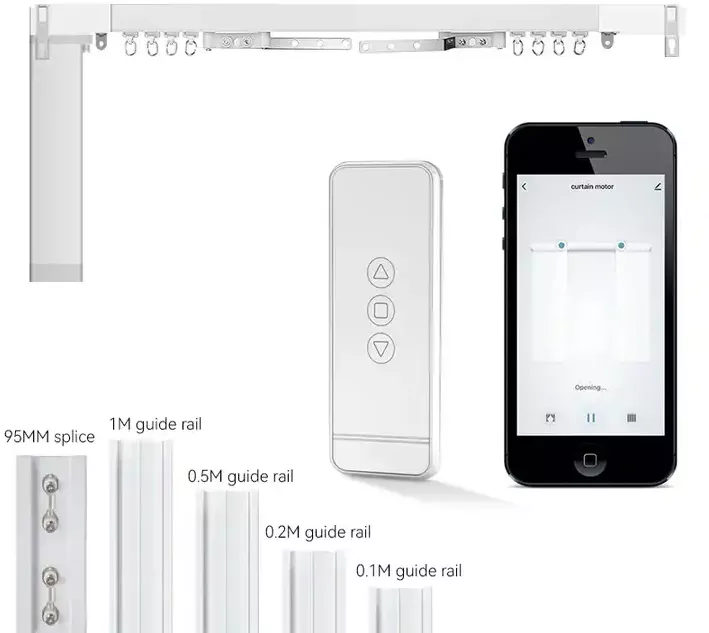 Sina electrica smart pentru perdele si draperii 3.2m inchidere ...