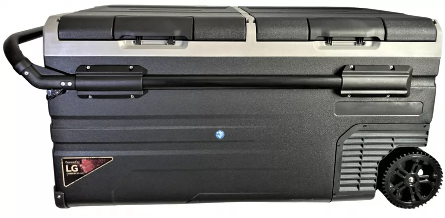 THK Frigider auto cu compresor 95LG Acumulator Solar Panel temperatura ...