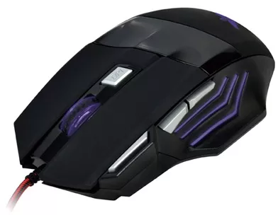 Mouse gaming cu fir iluminare RGB 1200-3000 DPI 7 butoane ...