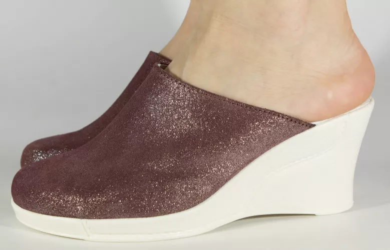 Saboti visiu inchis platforma piele naturala SBM5 39 - domo.ro