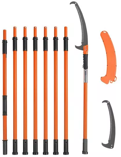 Fierastrau extensibil Vevor lungime 2.24-8.24 m elemente din fibra de ...