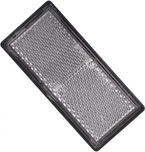 Reflectorizant catadioptru 86x40mm cu adeziv 1buc - Alb 6545 - domo.ro