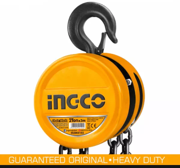 Macara cu Lant Ingco HCBK0102 Palan manual Scripete 3 m 2 tone hcbk0102 ...