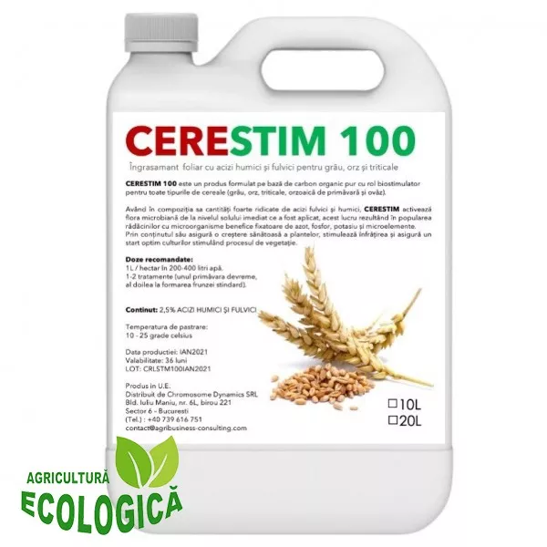 Cerestim 100 biostimulator/ ingrasamant foliar pentru grau orz ...