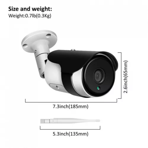Camera supraveghere exterioara IP WIFI tip bullet comunicare ...