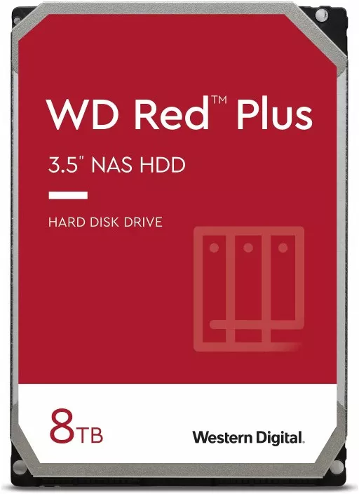Hard disk WD Red Plus WD80EFPX 8TB SATA-III 5640RPM 256MB wd80efpx ...