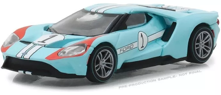 Macheta auto 2017 Ford GT 1966 1 Ford GT40 Mk II Tribute Solid Pack ...