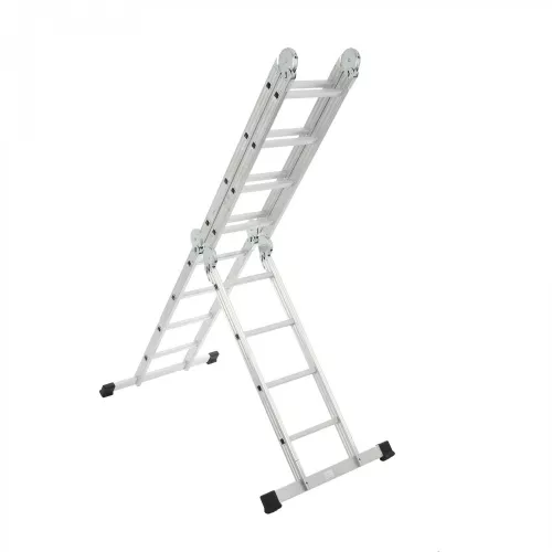 Scara Multifunctionala din Aluminiu articulata 4x4 trepte 18 trepte sdg4x4m