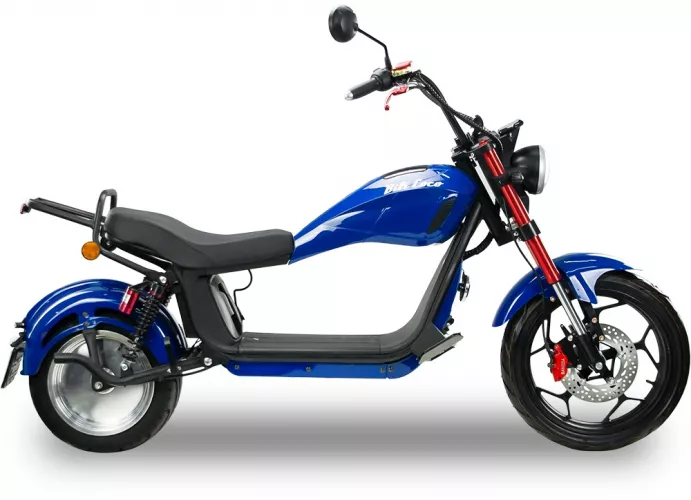 Scuter electric BILI COCO BIG CHOPPER CP6 3000W albastru BBSKUTER0989 ...