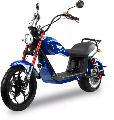 Scuter electric BILI COCO BIG CHOPPER CP6 3000W albastru BBSKUTER0989 ...