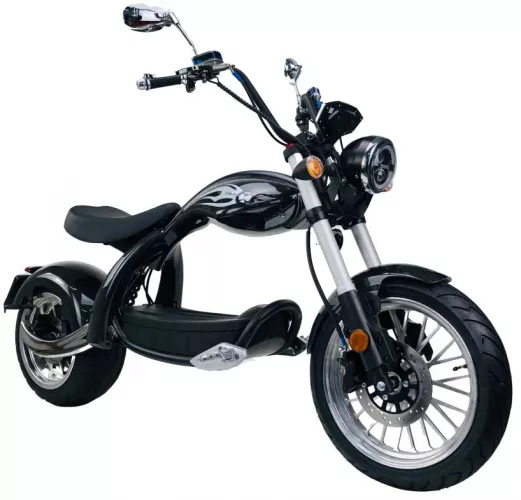 Scuter electric BILI COCO CHOPPER 2000W 20Ah carbon BBSKUTER0115 - domo.ro
