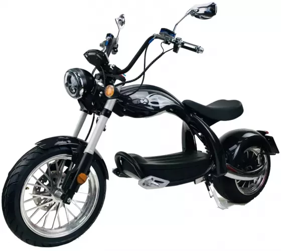 Scuter electric BILI COCO CHOPPER 2000W 20Ah carbon BBSKUTER0115 - domo.ro