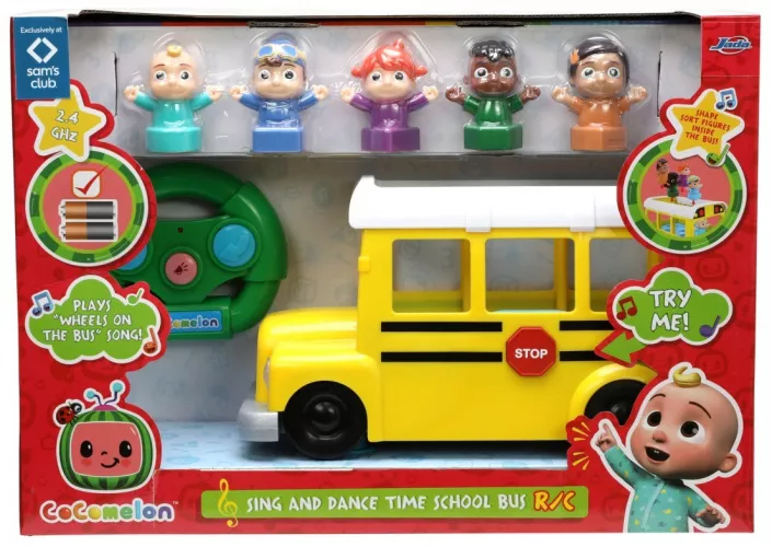 COCOMELON AUTOBUZUL SCOLAR RC CU SUNETE SI LUMINI SCARA 1 18 ...