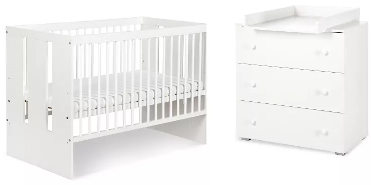 Mobilier Camera copii Si Bebelusi KLUPS PAULA Alb NANKD80125 - domo.ro