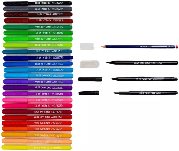 Set markere pentru scris de mana Zola® schite si caligrafii 30 bucati ...