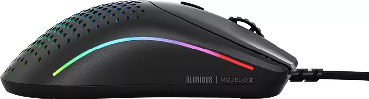 Mouse Gaming Glorious PC Gaming Race Model O2 RGB Black GLO-MS-OV2-MB ...