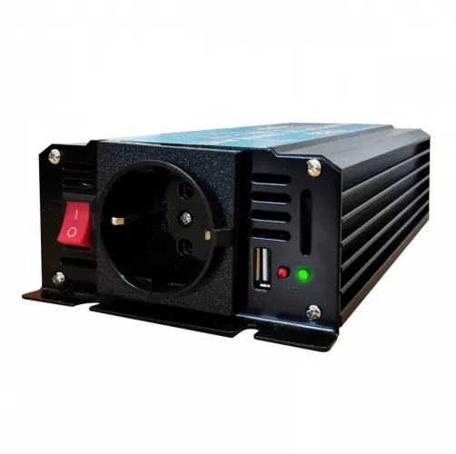 Invertor auto de la 12V la 220-230V 300W Unda Sinusoidala Pura TED ...