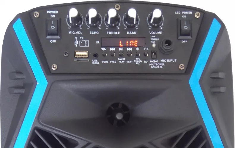 Boxa Audio Professionala 200w Cu Bluetooth Usb Si Tf Card Display ...