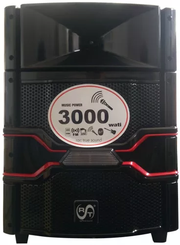 Boxa Portabila Profesionala Rac Microfon Inclus Telecomanda Inclusa Cititor