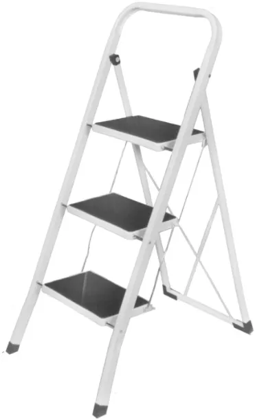 Scara Metalica Pliabila 3 Trepte Inaltime 105 Cm Sistem Antialunecare ...