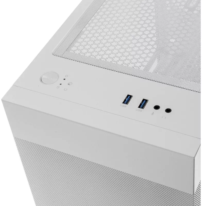 Carcasa PC Lian Li LanCool 205M RGB Mesh Micro-ATX Snow - domo.ro