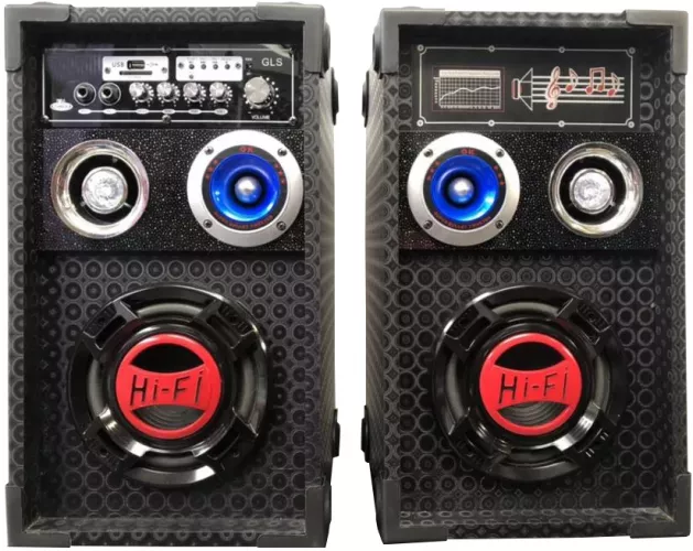 Boxe Audio Gls Active Cu Amplificare Joc De Lumini 220v Putere Rms 60 W ...