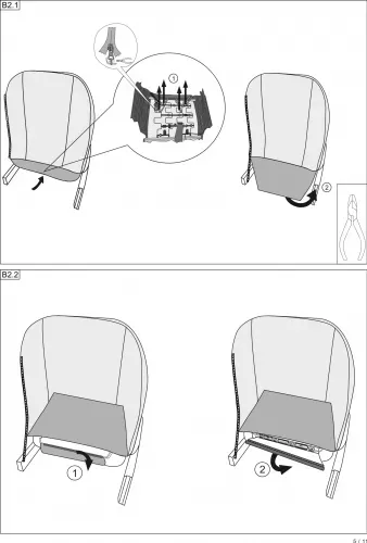 Cotiera DACIA Sandero 2017-prez pt mas fara cot din fab negru rosu ...