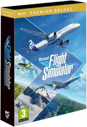 Microsoft Flight Simulator 2020 - Premium Deluxe Cutie si DVD-uri Nu include cheia pentru joc ...