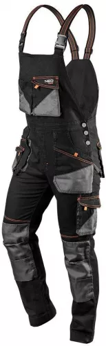 Pantaloni de lucru cu pieptar salopeta slim fit model HD marimea XL/54 NEO