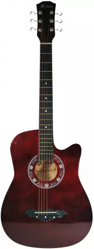 Chitara clasica din lemn 95 cm visinie Cutaway husa nylon inclusa 6pov_855570965