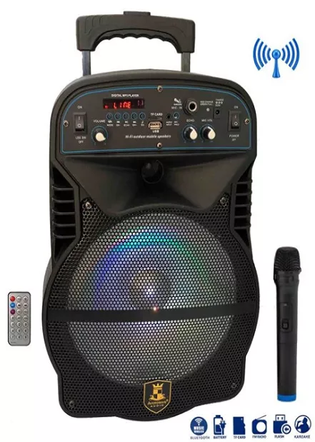 Boxa Bluetooth Activa Portabila Troller Bluetooth Aux Radio Fm Usb 120w ...