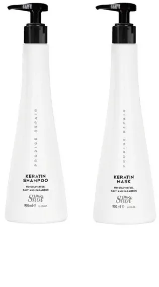 Tratament intensiv pentru parul distrus KERATIN Shot C7056 - domo.ro