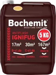 Solutie ignifugare lemn Bochemit Antiflash Transparent 5Kg Bochemit ...