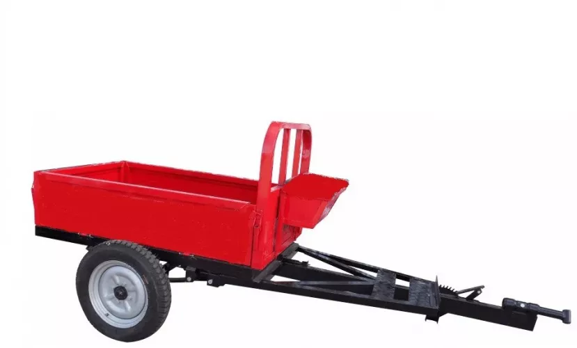 Remorca motocultor basculabila DKD 500NEW 500-600kg - Rosie dkd500NEW ...