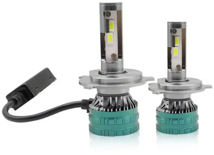 Set 2 becuri auto LED H4 130W 6500K 12000LM 12V MRKT10868 - domo.ro