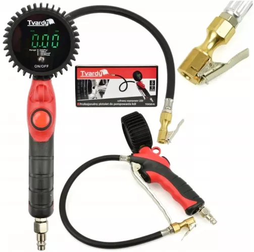 Pistol pneumatic profesional umflat roti afisaj LCD 18bar 45cm ...