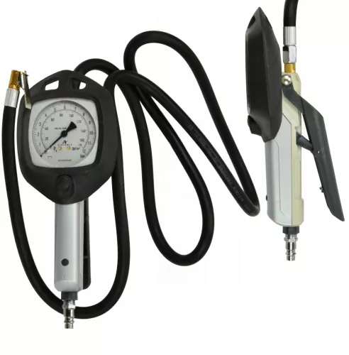 Pistol pneumatic profesional umflat roti cu manometru 12bar 180cm ...