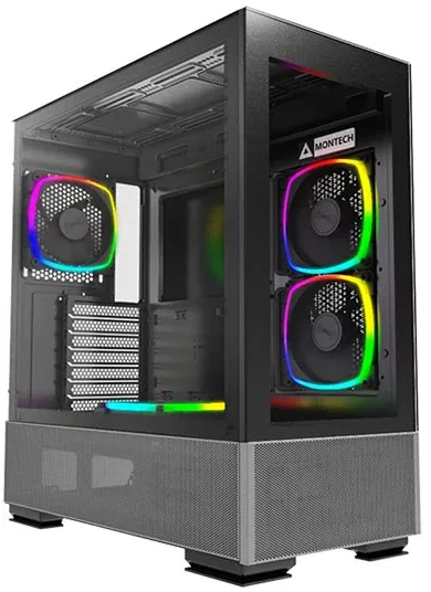 Carcasa PC Montech Sky Two Middle Tower Black ARGB Resigilat - domo.ro