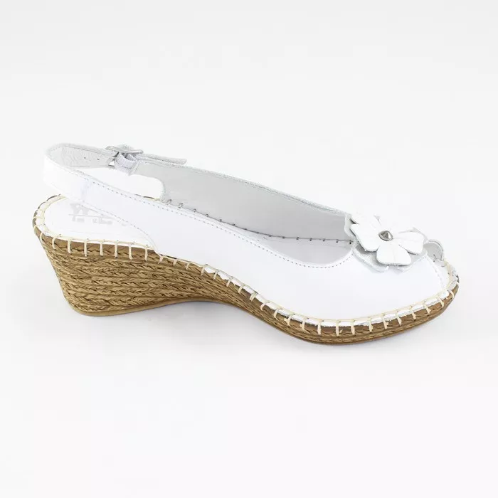 Sandale dama piele naturala - Walk in the city alb - Marimea 39 gezd ...