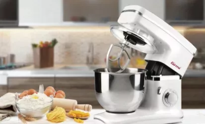 Mixer Girmi Italia cu bol din otel 8 viteze + functie Pulse vas 5.2l ...