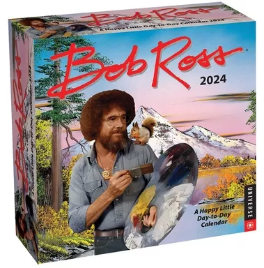 Bob Ross 2024 Day-To-Day Calendar - Bob Ross Author 48679637 - domo.ro