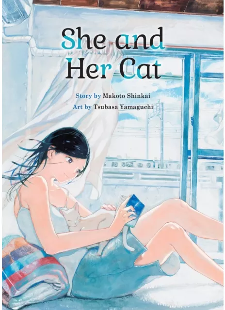 She and Her Cat - Makoto Shinkai Created by 22005494 - domo.ro
