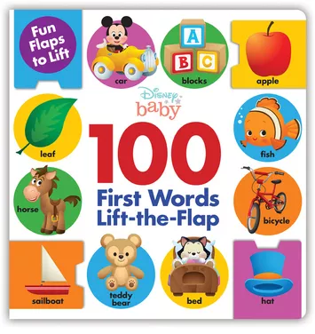 Disney Baby 100 First Words Lift-The-Flap - Disney Book Group Author ...