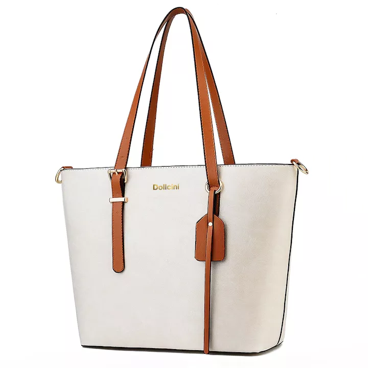Dollcini Geanta de mana pentru femei eleganta piele PU la moda geanta ...
