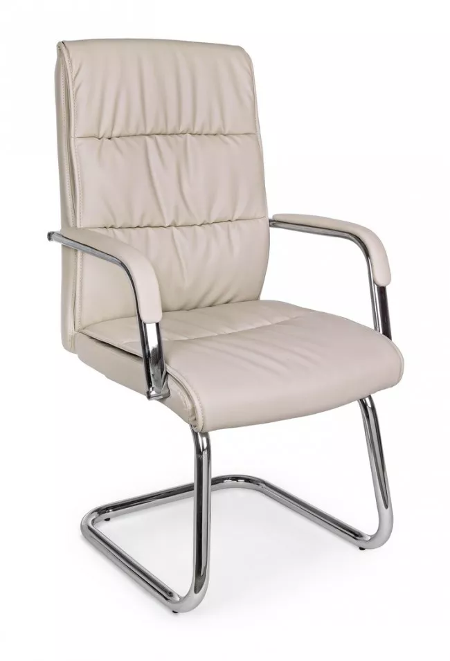 Set 2 scaune birou bej Sydney 58x60.5x101.5 cm 5710207 - domo.ro