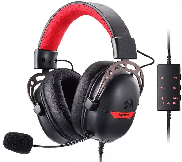 Casti Gaming Redragon Aurora 7.1 Surround USB Black H376BR H376BR - domo.ro