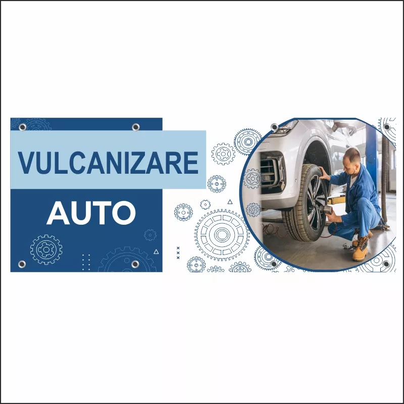 Banner MEDIA Vulcanizare auto model 2 300 x 120 cm BANIMG276 - domo.ro