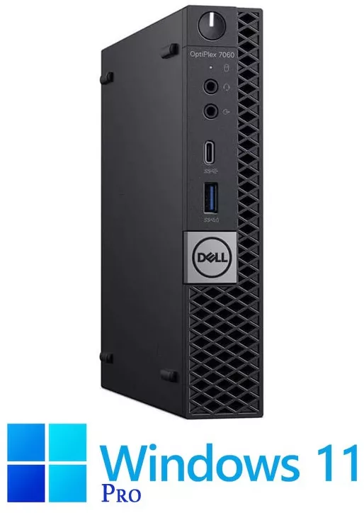 Mini PC Dell OptiPlex 7060 Hexa Core i5-8500T 16GB DDR4 SSD Win 11 Pro ...